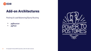 An overview of reference architectures for Postgres | PPT | Free Download