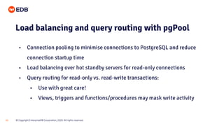 An overview of reference architectures for Postgres | PPT | Free Download