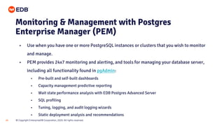 An overview of reference architectures for Postgres | PPT | Free Download