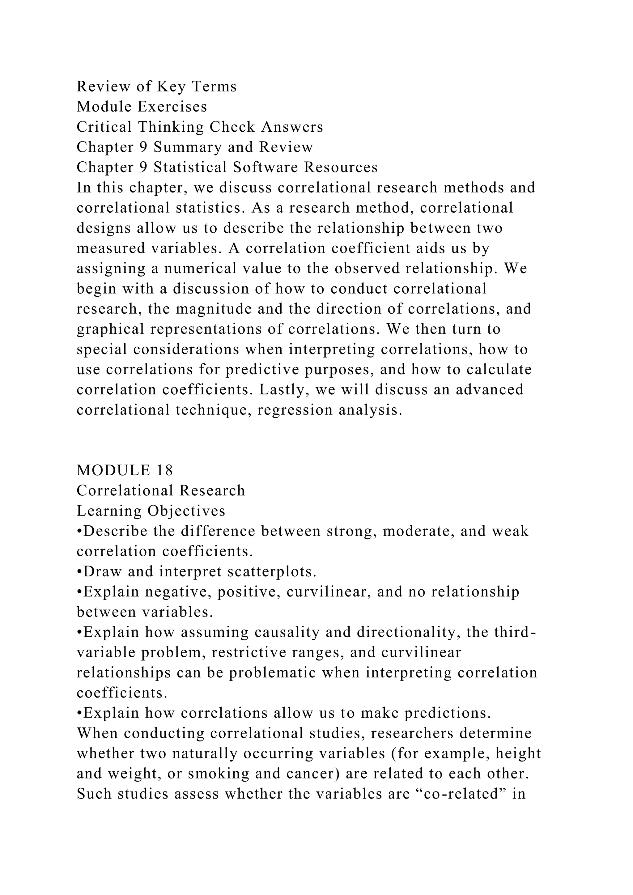 ReferenceArticleModule 18 Correlational ResearchMagnitude,.docx