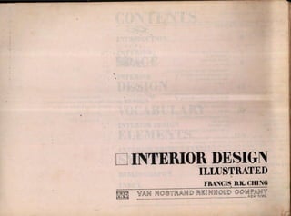 Interior architecturebook by francis d.k ching | PDF