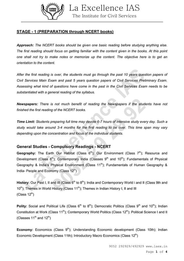 Reference Books for IAS | Suggested Readings for Civils Exam | PDF | Educational Assessment ...