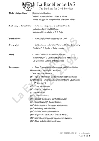 Reference Books for IAS | Suggested Readings for Civils Exam | PDF