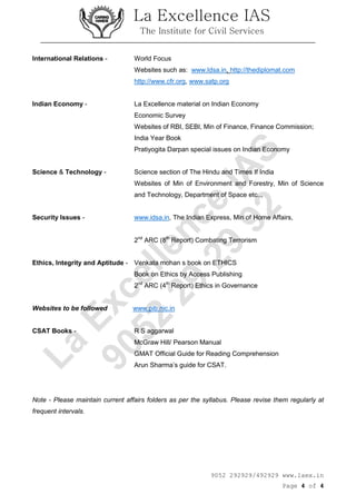 Reference Books for IAS | Suggested Readings for Civils Exam | PDF