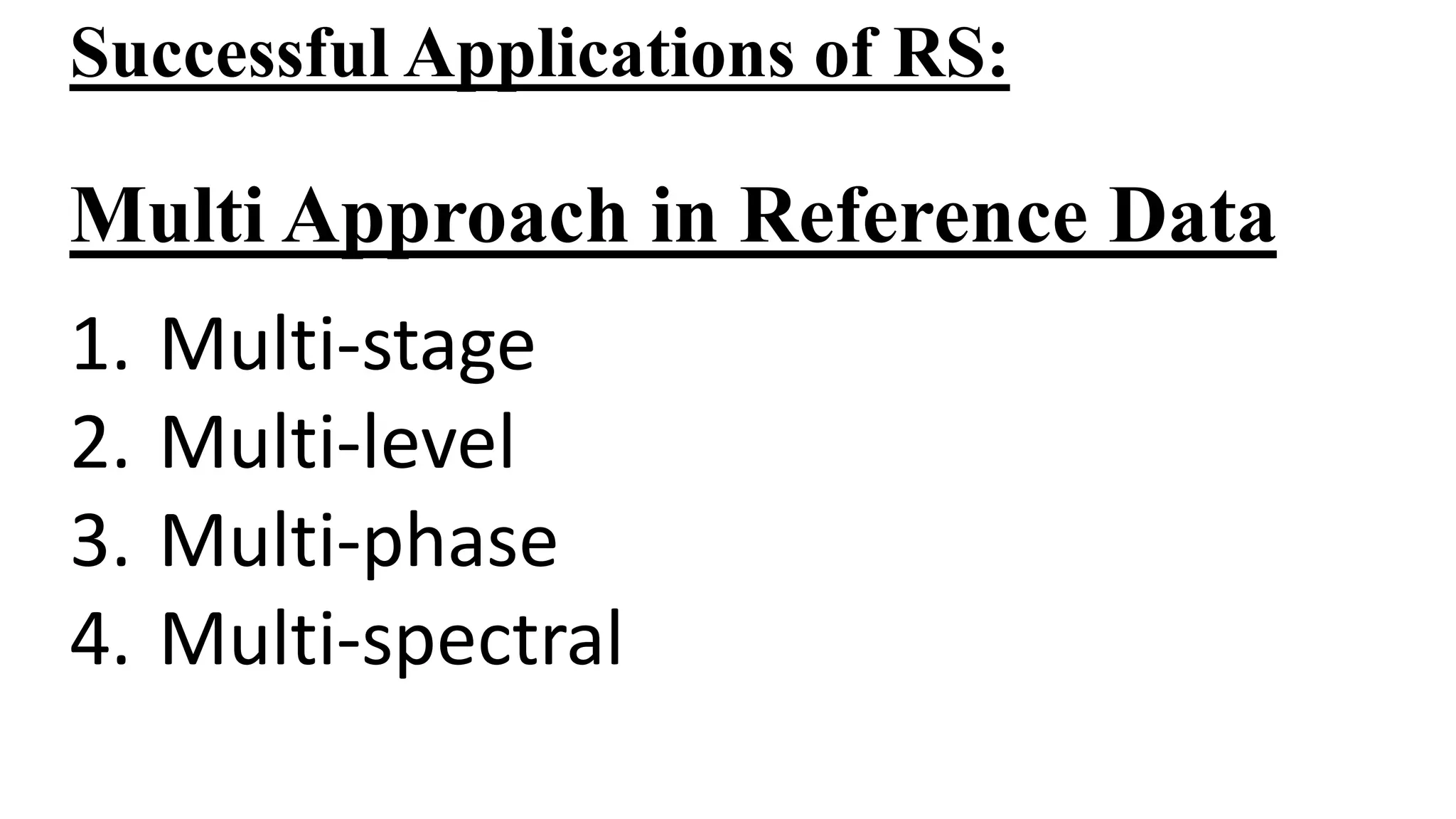Reference data and its importance in Remote Sensing | PPT