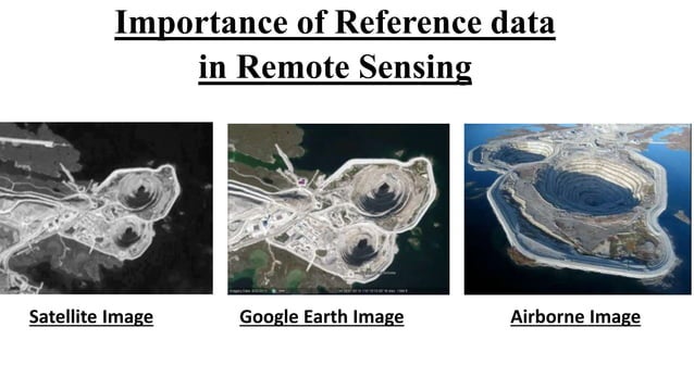 Reference data and its importance in Remote Sensing | PPT