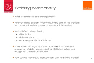 Reference data utilities - the only way forward | PPT