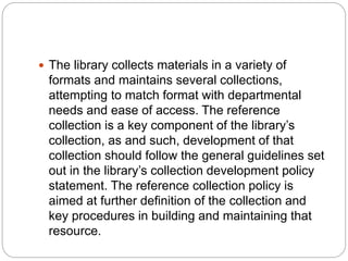Reference department | PPTX