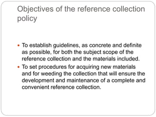 Reference department | PPTX | Undergraduate Education | College Education