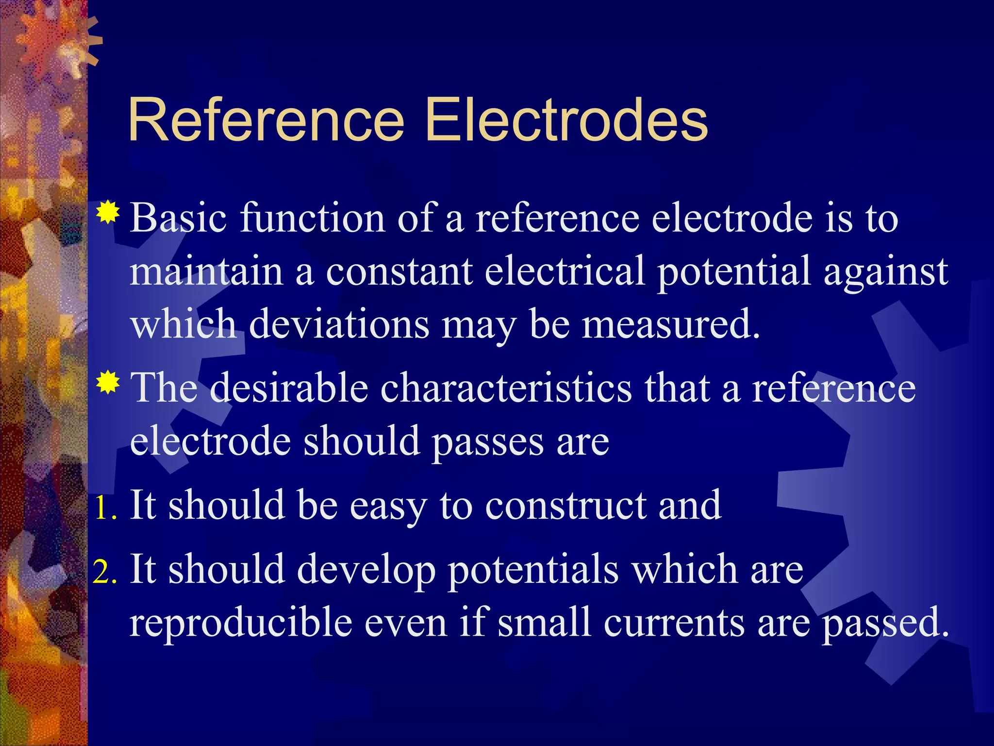 Reference electrodes | PPT