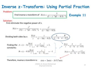 Reference for z and inverse z transform | PDF | Science