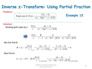 Reference for z and inverse z transform | PDF | Science