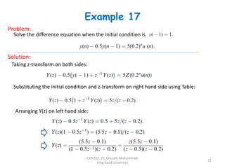 Reference for z and inverse z transform | PDF
