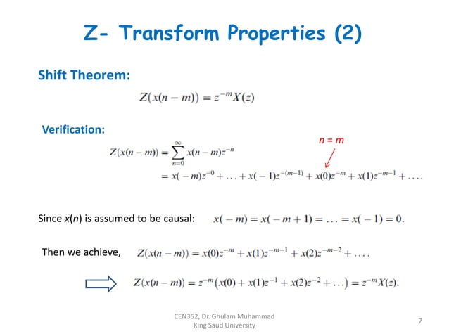 Reference for z and inverse z transform | PDF | Science