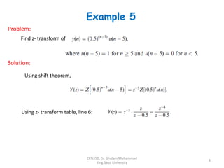 Reference for z and inverse z transform | PDF | Science