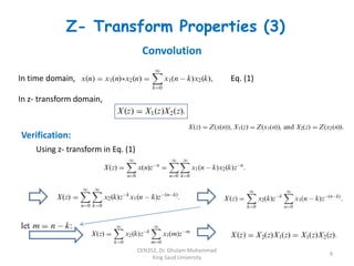 Reference for z and inverse z transform | PDF | Science