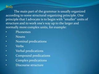 Reference grammar report | PPTX