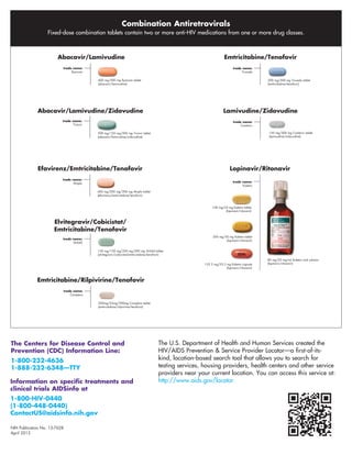 Global Medical Cures™ | Reference Guide for HIV Medications | PDF