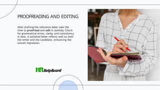 Reference Letter, How to Write References | PPT