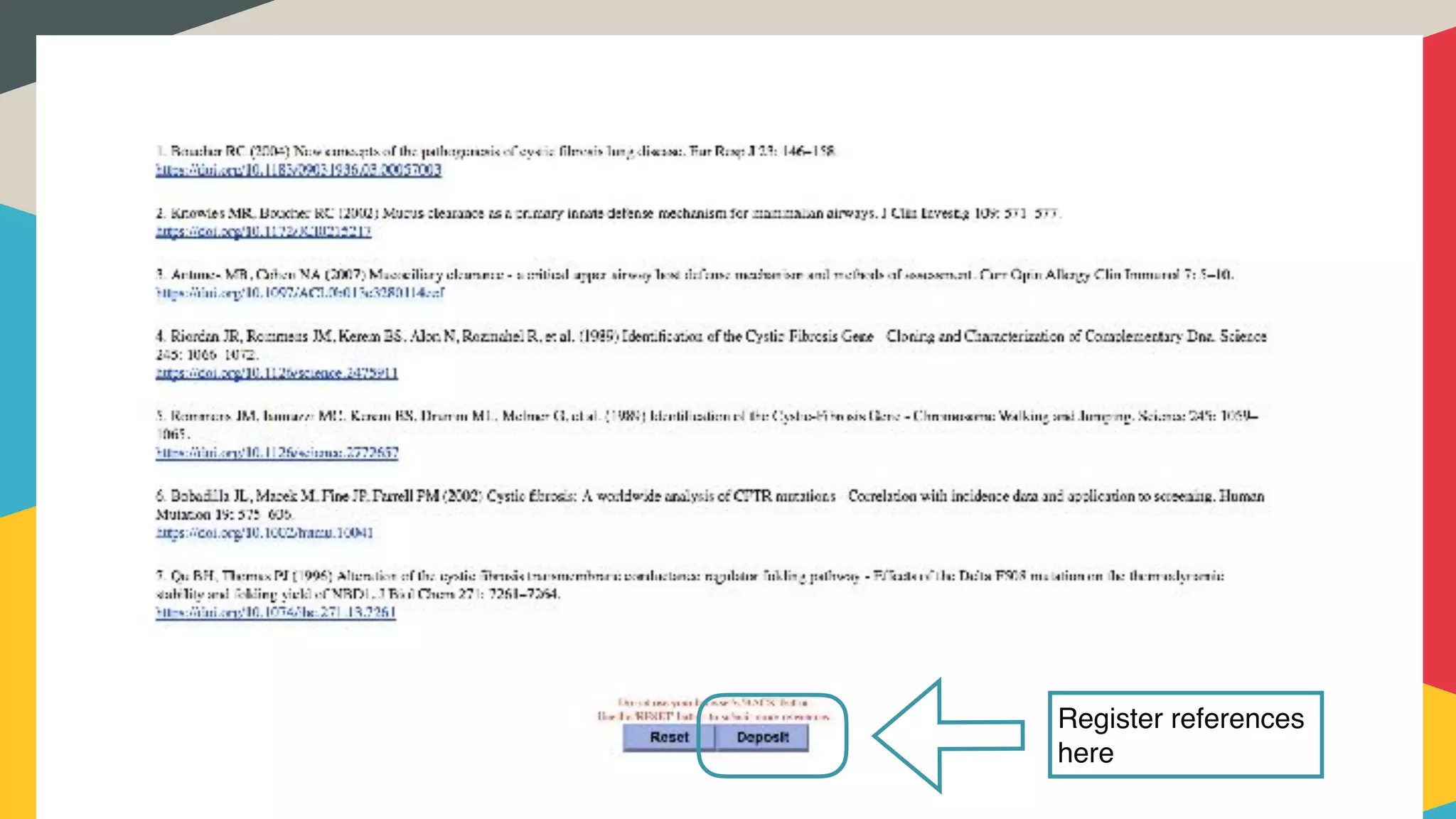 getting started with reference linking | PPT