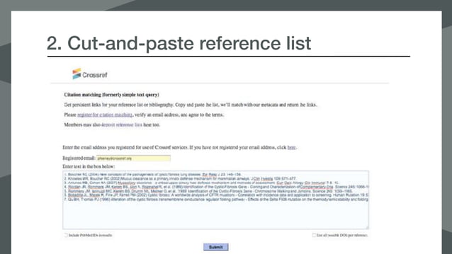 getting started with reference linking | PPT