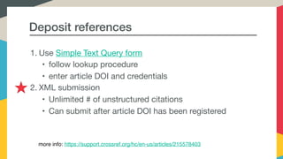 getting started with reference linking | PPT