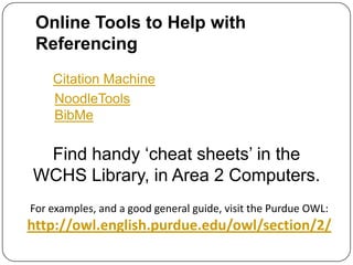 Reference lists and citations apa | PPTX