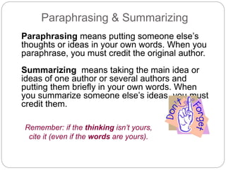 Reference lists and citations mla version | PPTX