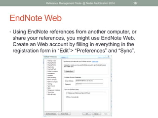 Reference Management and Citation | PPT
