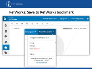 Reference management tools | PPTX