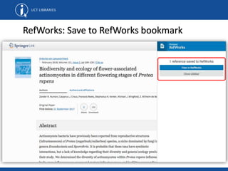 Reference management tools | PPTX