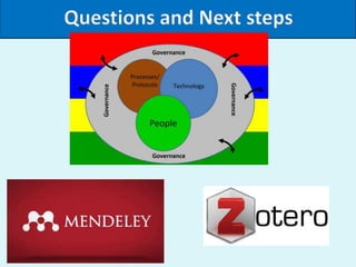 Reference management training workshop | PPTX