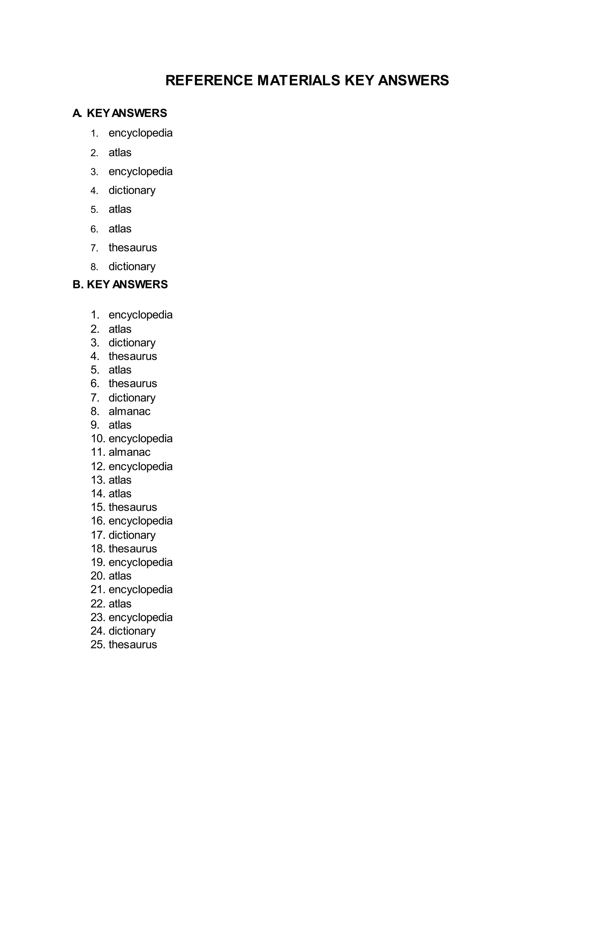 Reference Material | DOCX