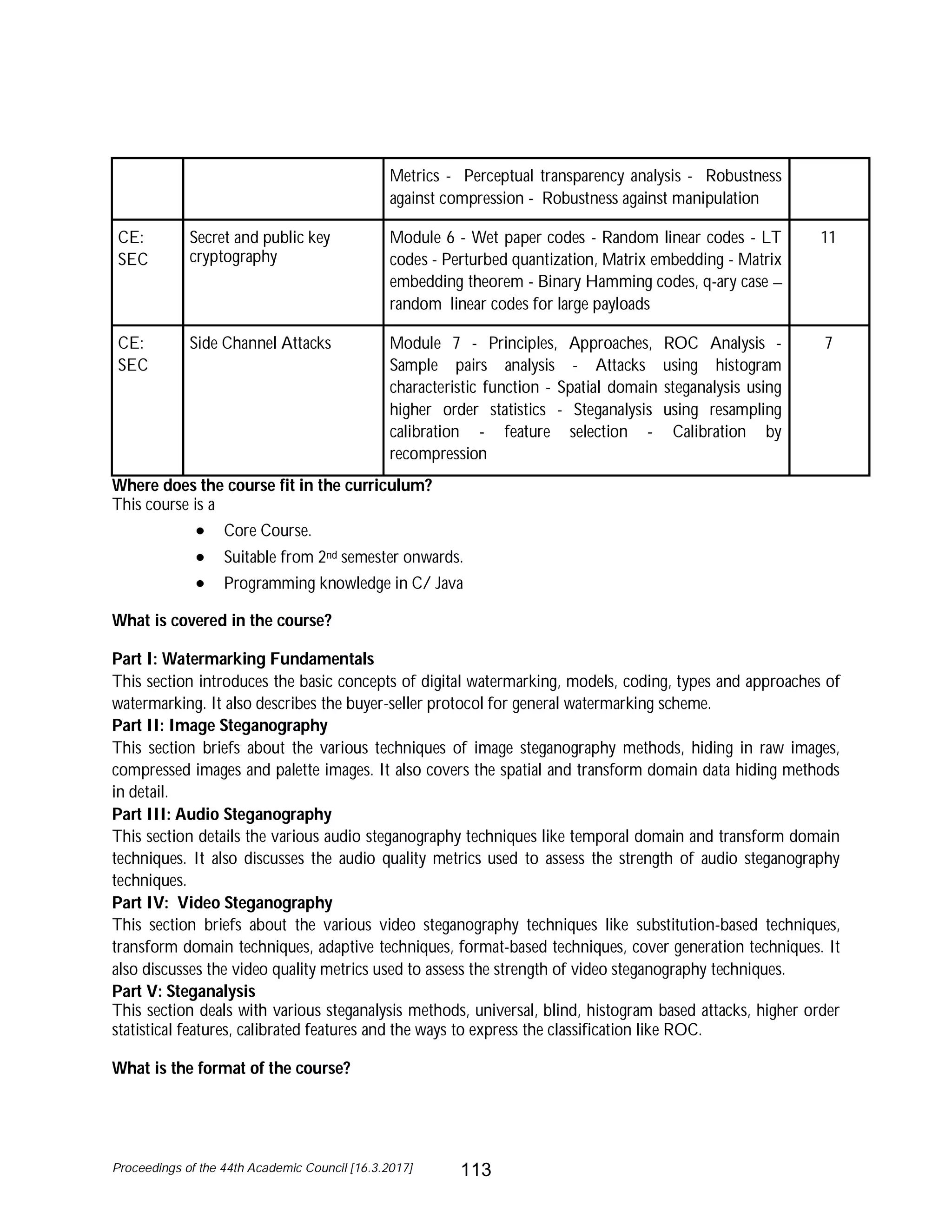 digital-watermarking-and-steganography syllabus . . . . . . . | PDF