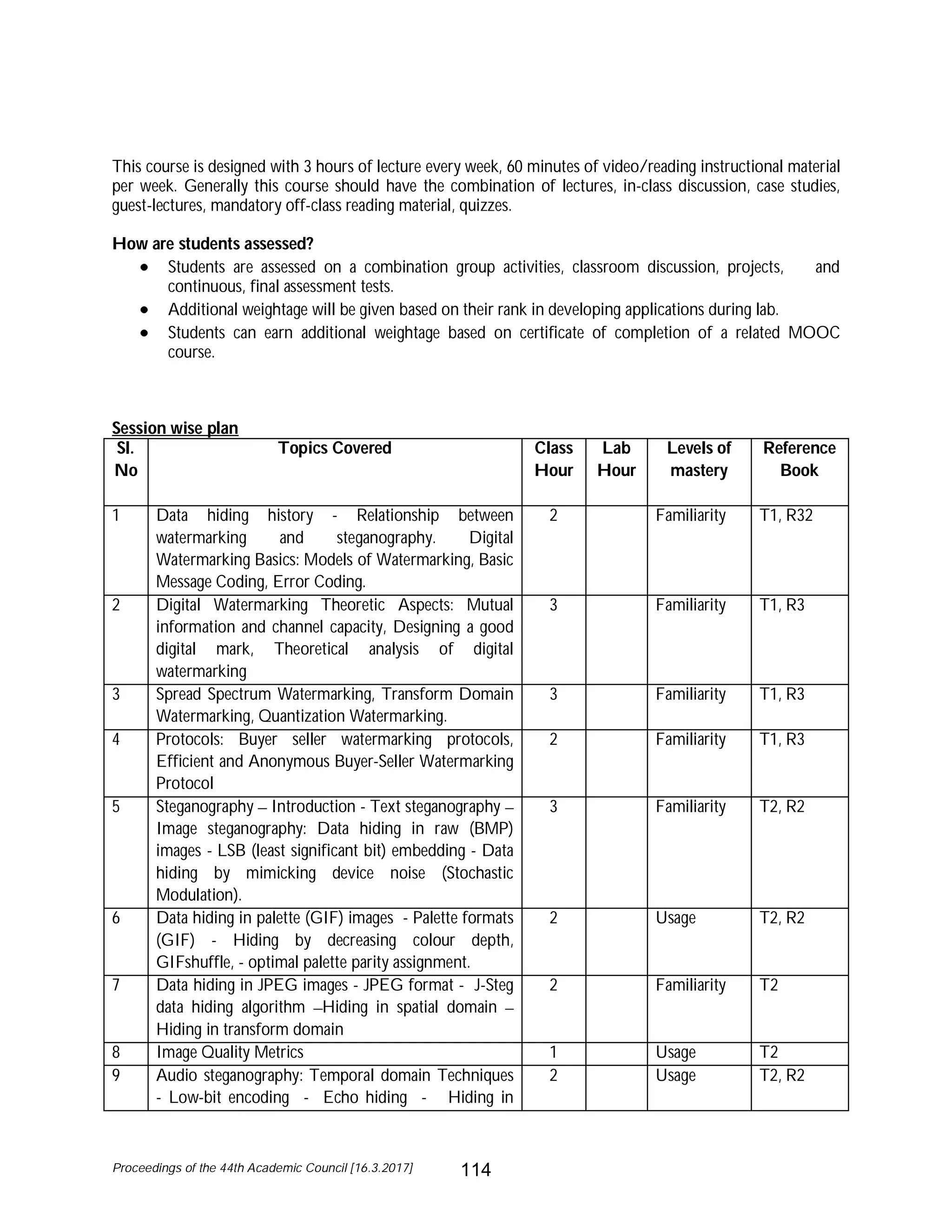 digital-watermarking-and-steganography syllabus . . . . . . . | PDF