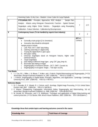 digital-watermarking-and-steganography syllabus . . . . . . . | PDF