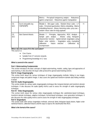 digital-watermarking-and-steganography syllabus . . . . . . . | PDF