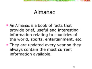 Reference Materials Powerpoint | PPT