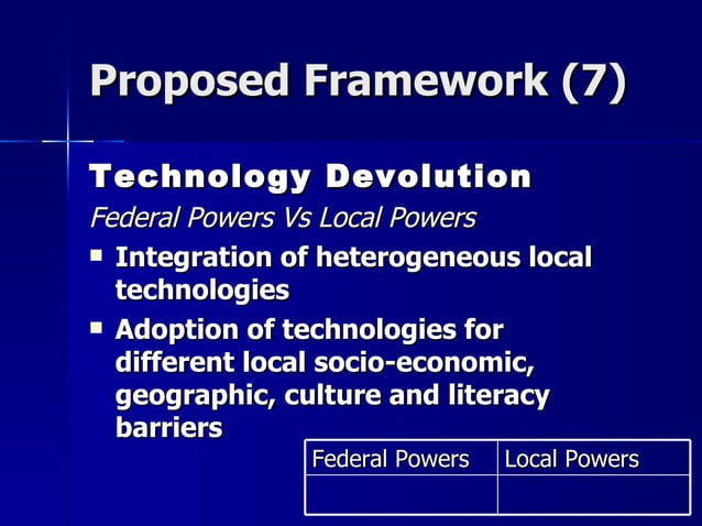 Reference model for devolution in e governance | PPT