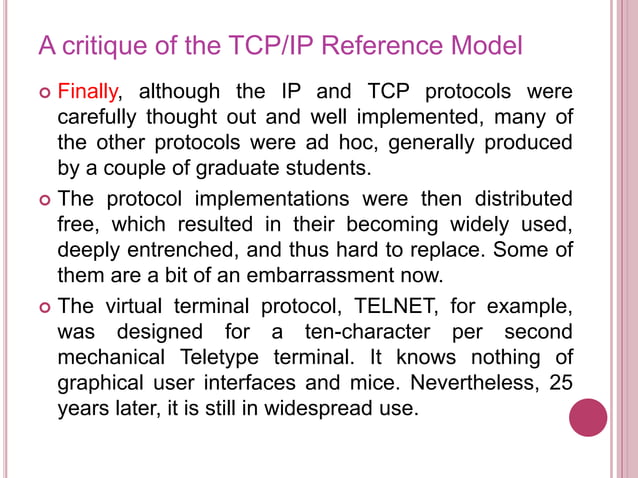 OSI and TCP/IP reference models in networking | PPTX