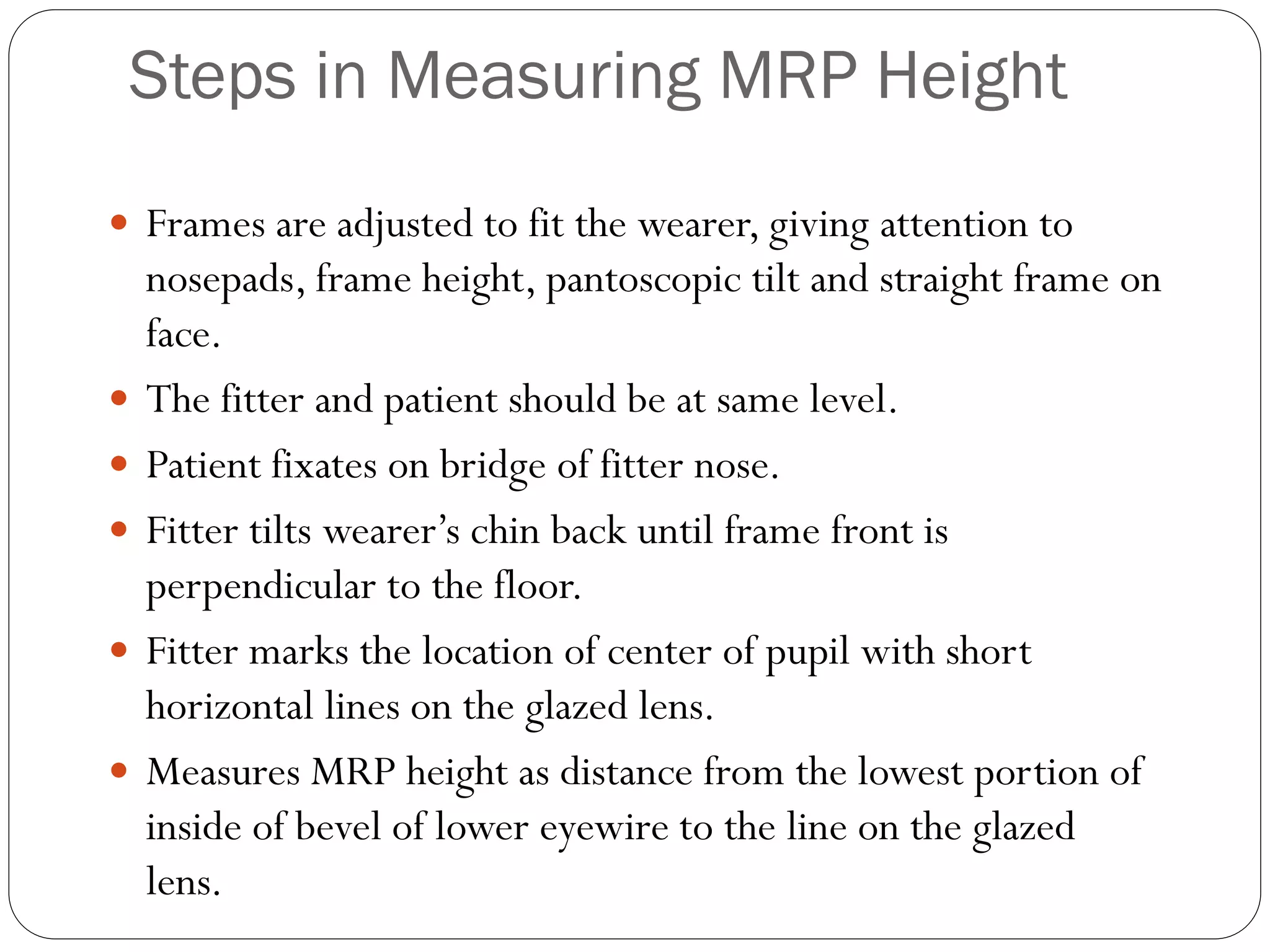 Reference point placement, multi focal height and blank size ...