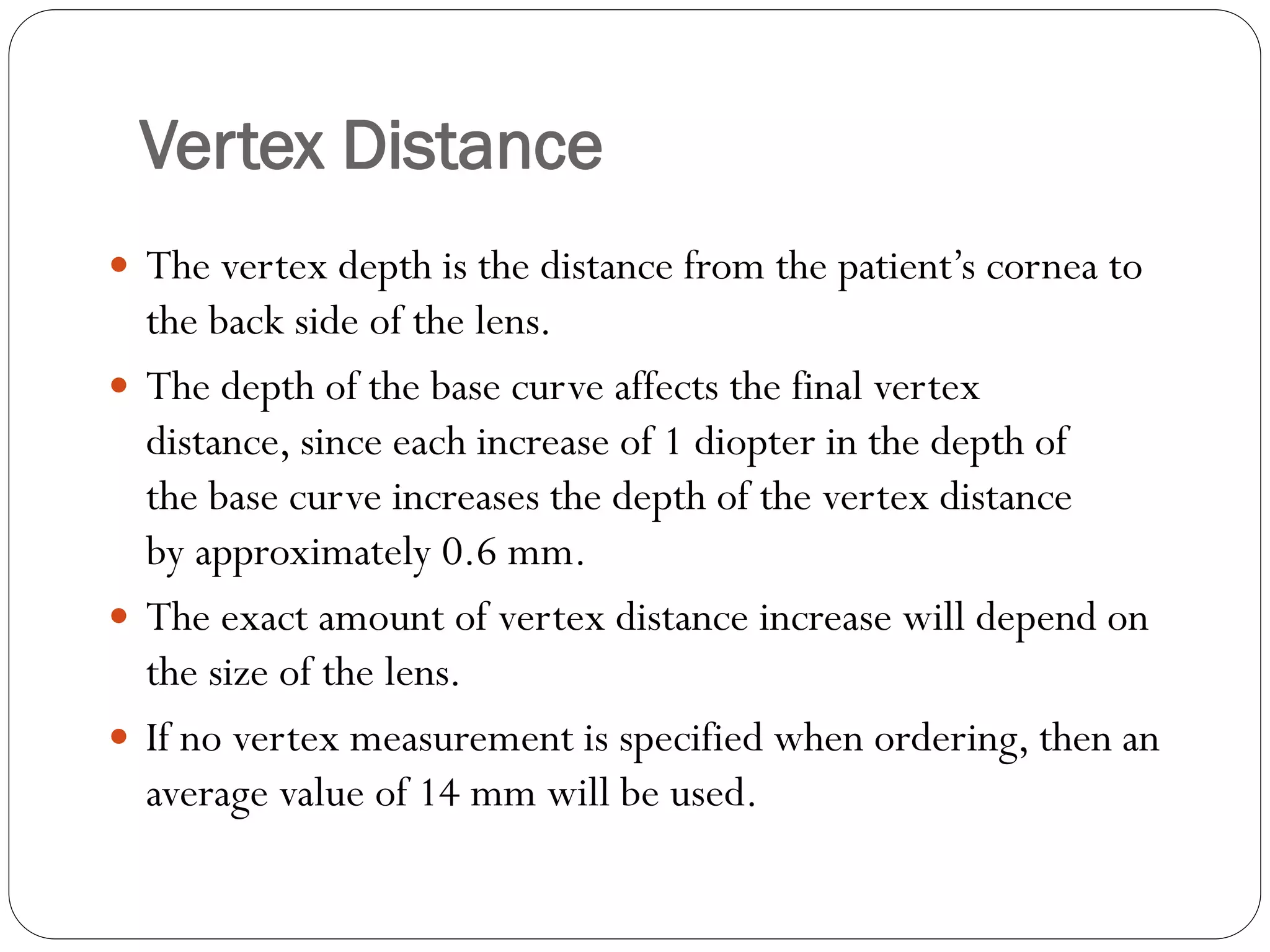 Reference point placement, multi focal height and blank size ...