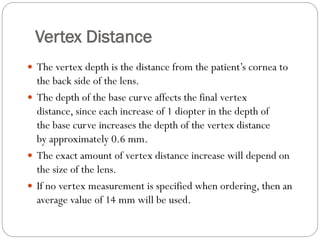 Reference point placement, multi focal height and blank size ...