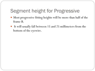 Reference point placement, multi focal height and blank size ...