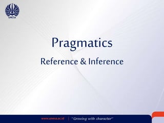 Reference: Pragmatics | PPTX