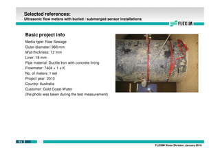 Reference projects with buried sensors | PPT