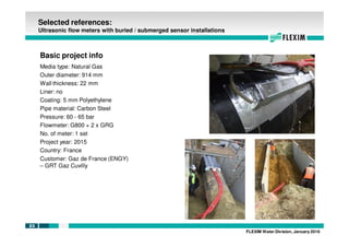 Reference projects with buried sensors | PPT