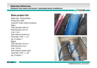 Reference projects with buried sensors | PPT | Free Download