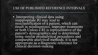 REFERENCE RANGE PART ONE . PRECISION AND ACCURACY | PPT