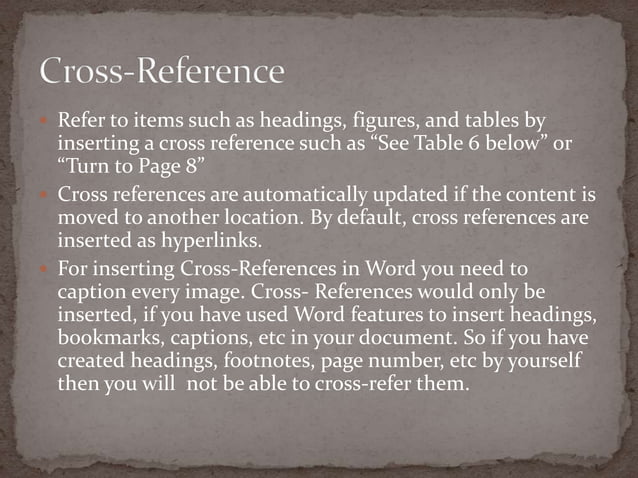 References (Captions) | PPT